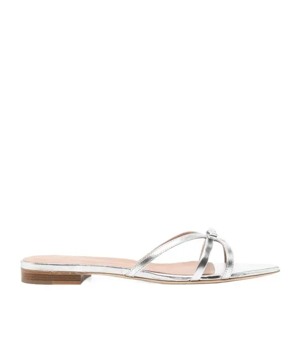MALONE SOULIERS Bowella Slippers - Silver