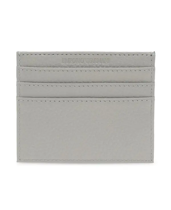 Emporio Armani Logo-lettering Leather Cardholder