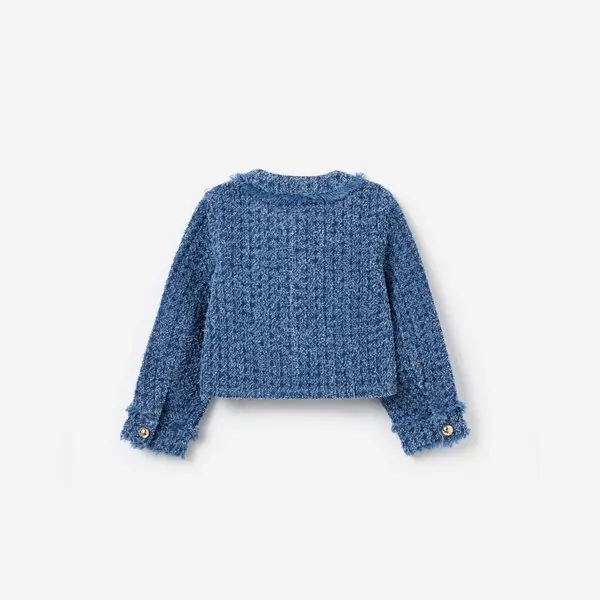 SELF-PORTRAIT Heart-pocket Fringed Jacket
