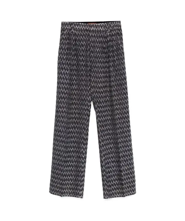 Missoni Bootcut Chevron Knit Trousers