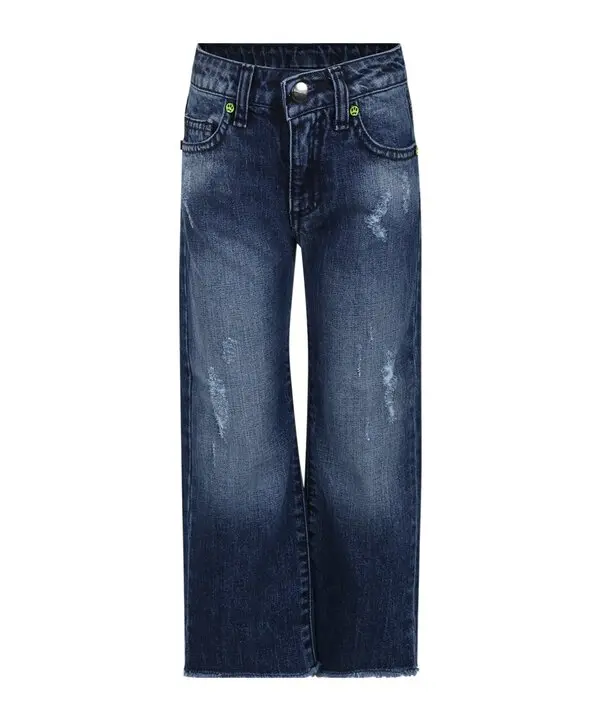 BARROW Straight-leg Ripped Jeans
