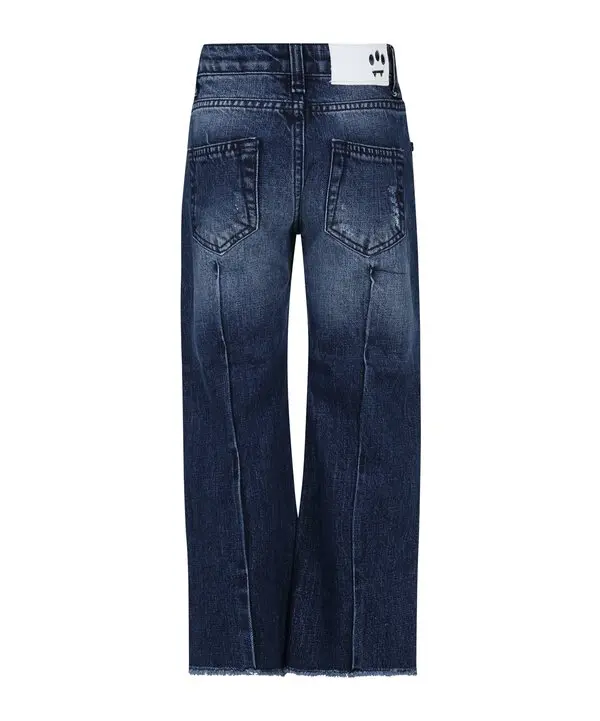 BARROW Straight-leg Ripped Jeans