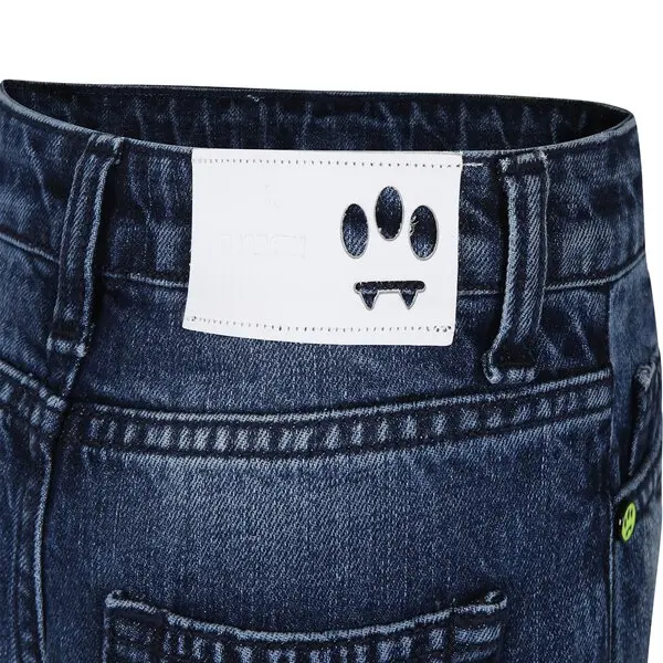 BARROW Straight-leg Ripped Jeans