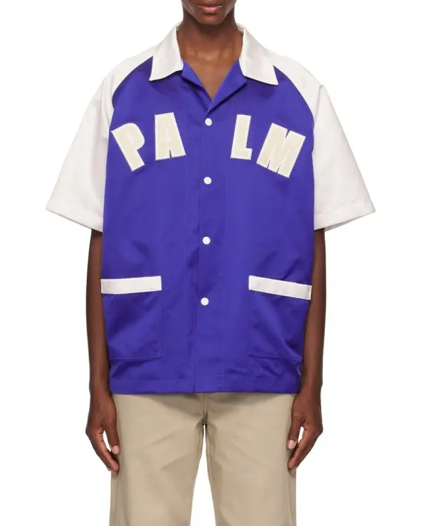 Palm Angels Palm Baseball Bowling Shirt