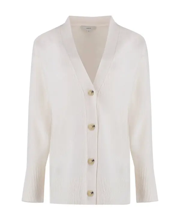 Vince V-neck Ribbed Cardigan