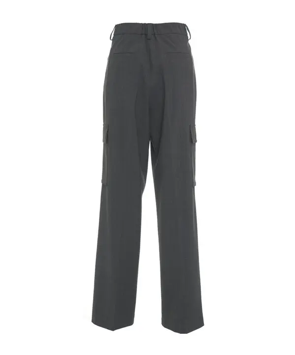 Herno High-waisted Cargo Tailored Trousers