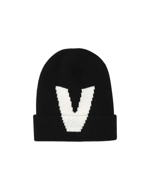 Valentino Garavani V-intarsia Beanie
