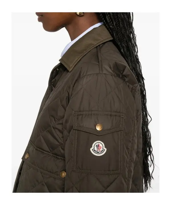 Moncler Quilted Long Sleeve Jacket