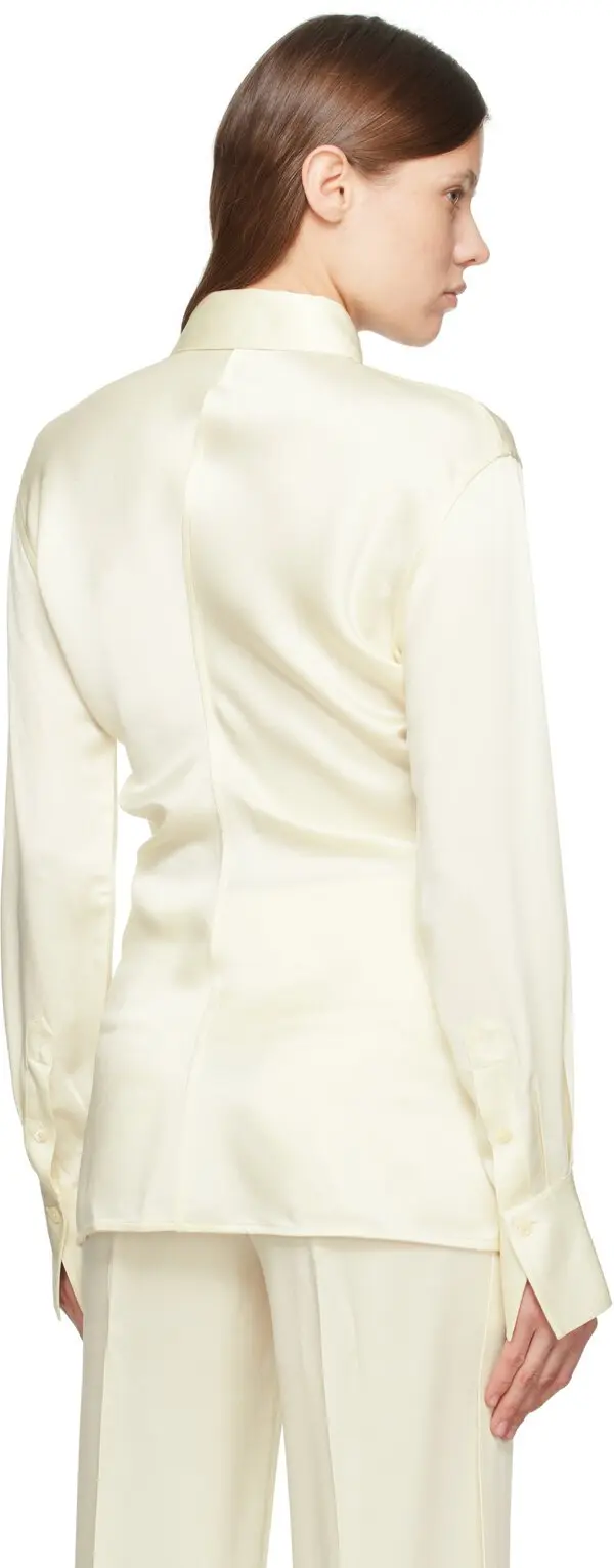 TOTEME Slouch-waist Satin Shirt