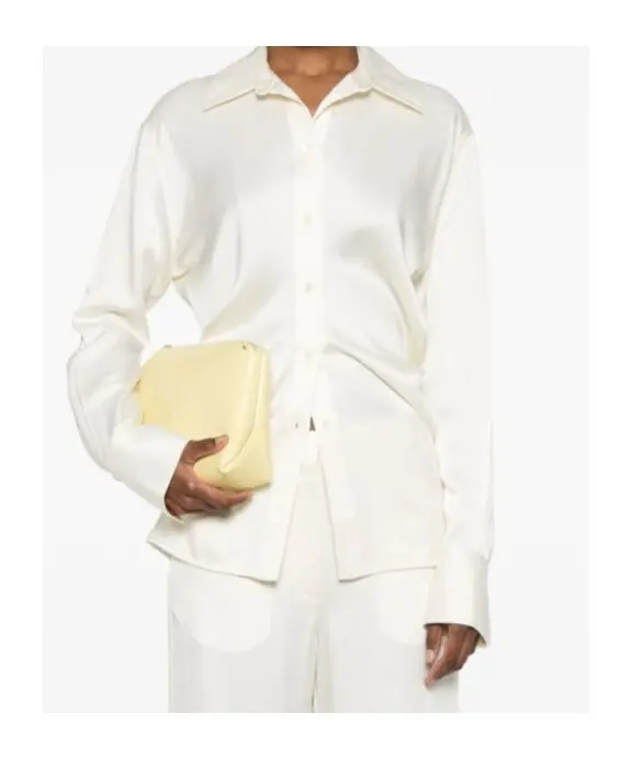 TOTEME Slouch-waist Satin Shirt