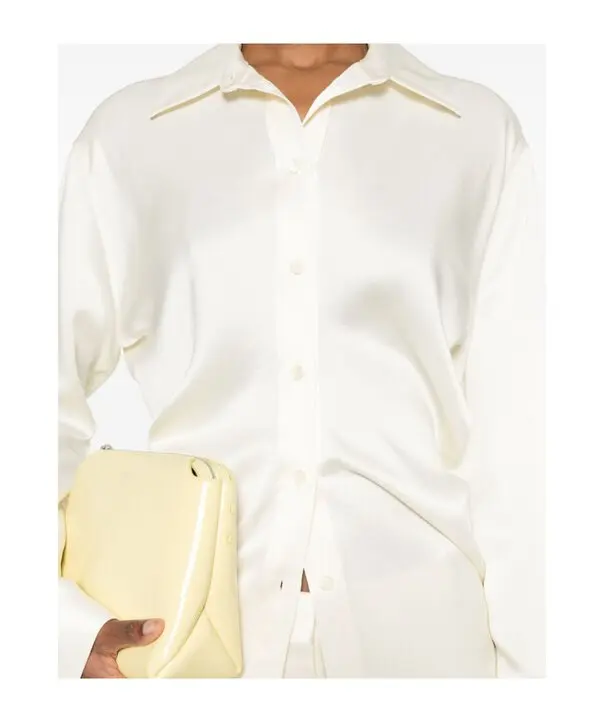 TOTEME Slouch-waist Satin Shirt