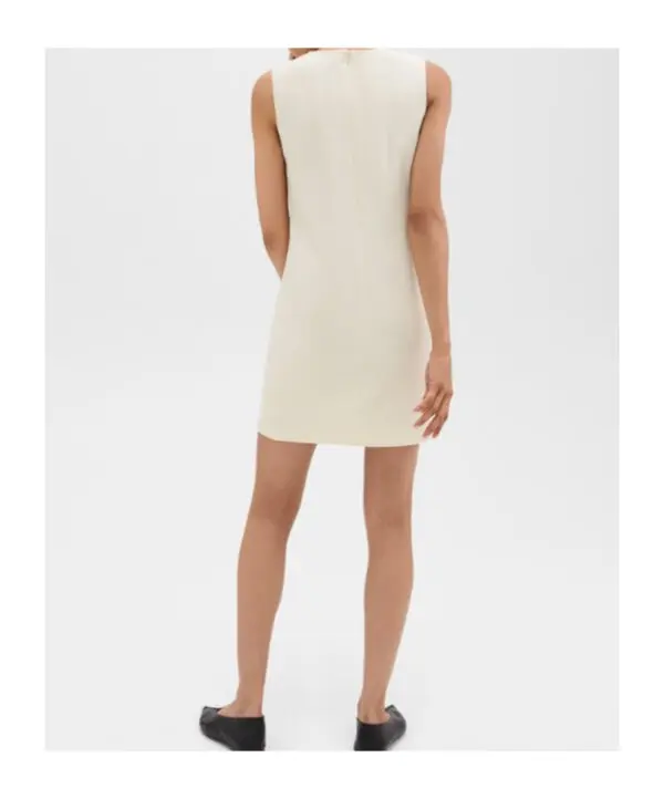 Theory Crewneck Sleeveless Shift Dress