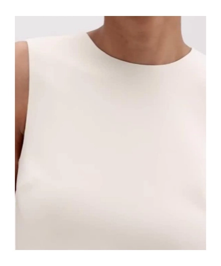 Theory Crewneck Sleeveless Shift Dress