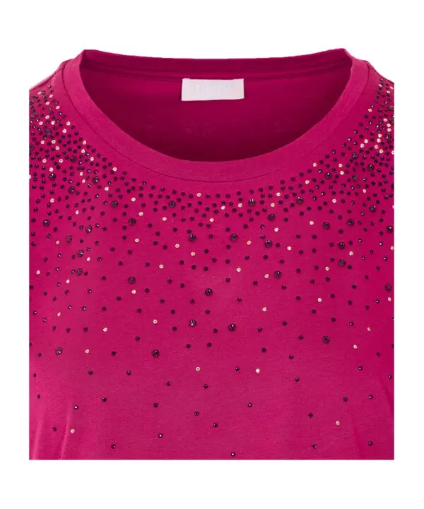 Liu Jo Strass Crewneck T-shirt