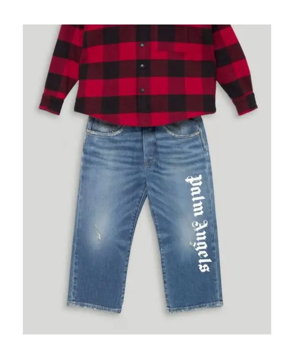 Palm Angels Logo-print Jeans