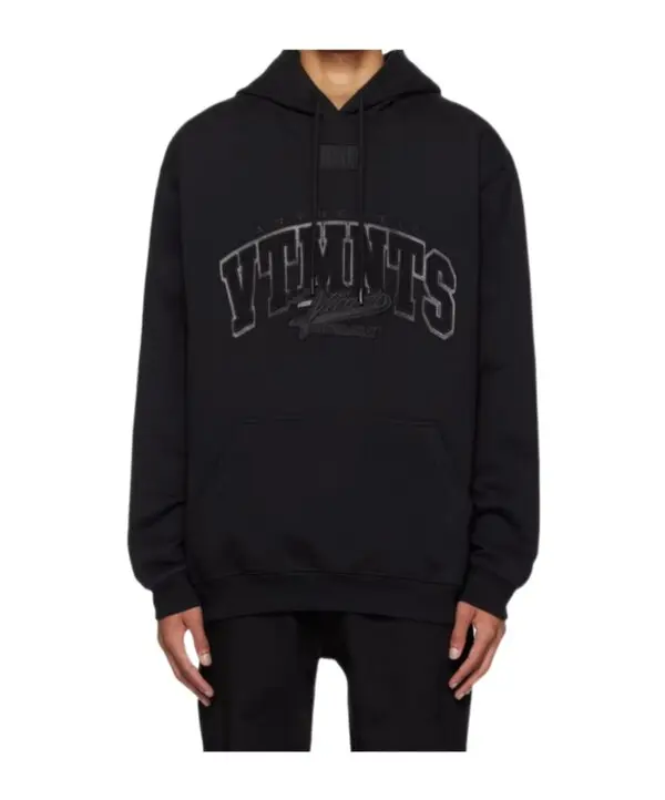 VTMNTS College Hoodie With Logo Detail