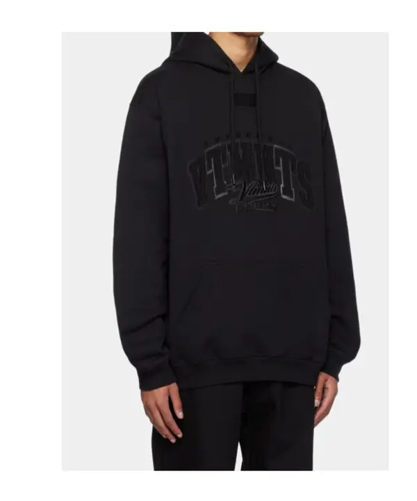 VTMNTS College Hoodie With Logo Detail
