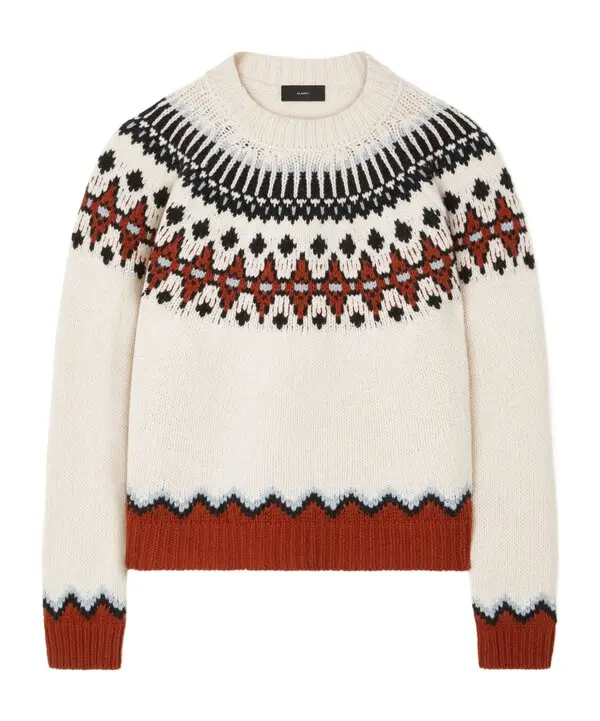 Alanui Fair Isle Knit Sweater