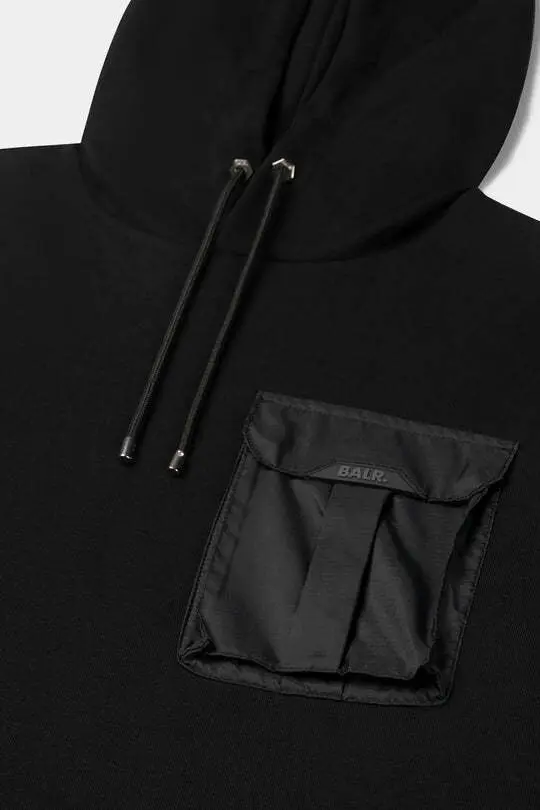 BALR. Long-sleeved Hoodie With Drawstring Hood And Logo Detail