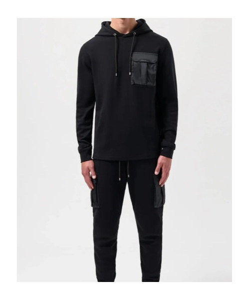 BALR. Long-sleeved Hoodie With Drawstring Hood And Logo Detail