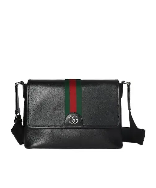 Gucci Ophidia Medium Messenger Bag - Black