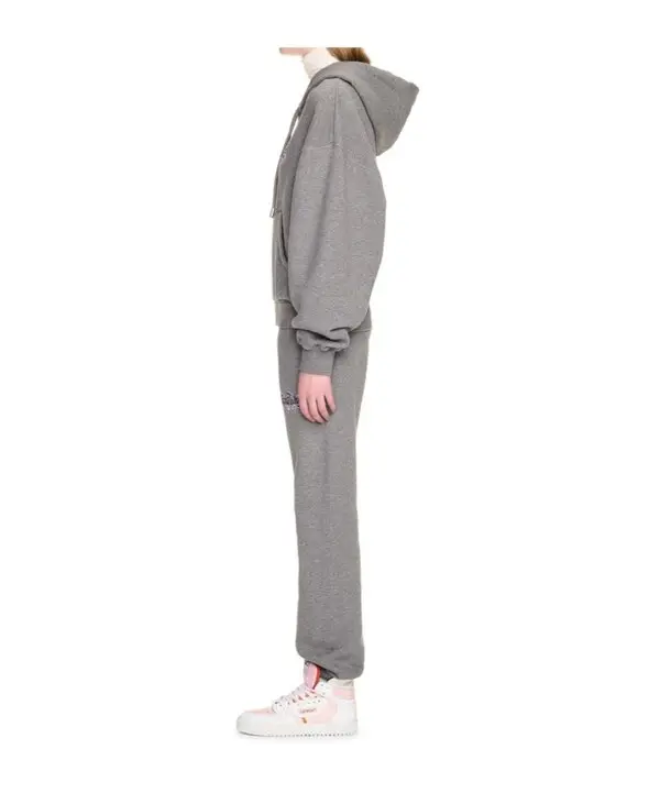 Off-White Logo Printed Mid-rise Pants