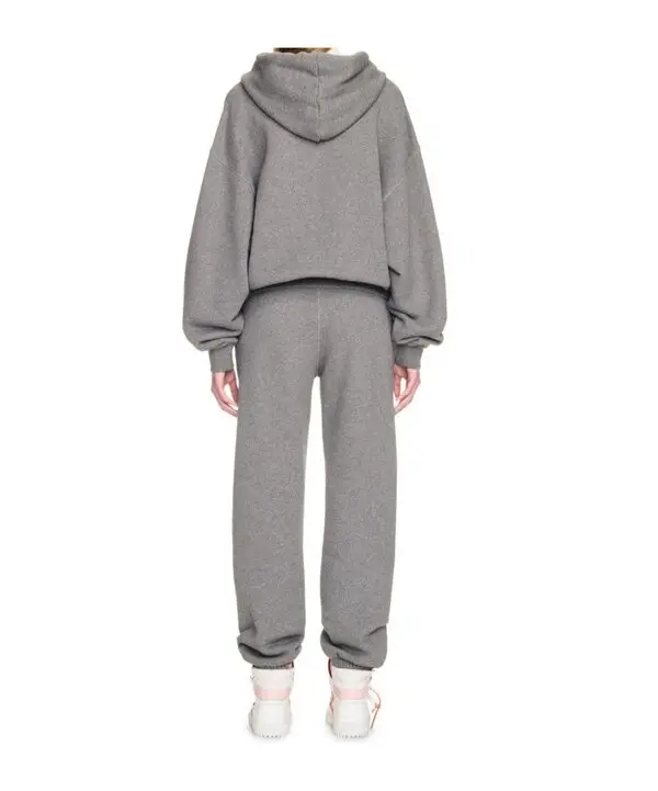 Off-White Logo Printed Mid-rise Pants