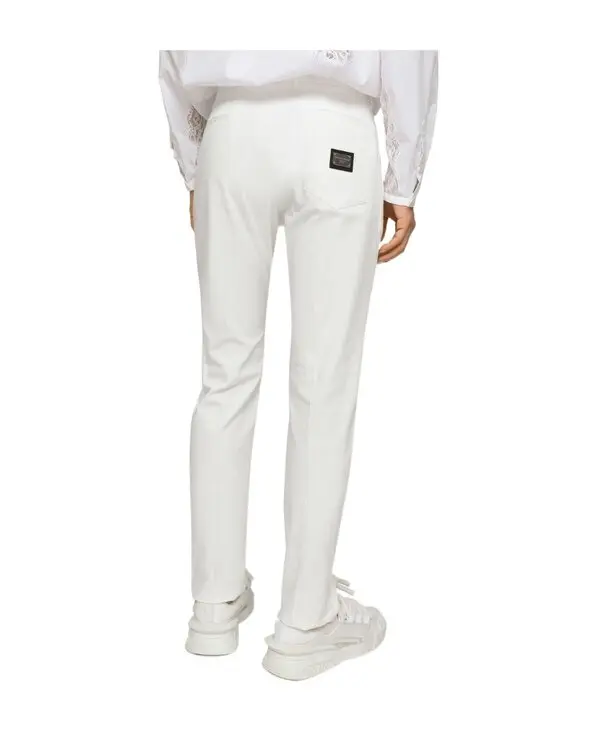 Dolce & Gabbana Dolce Gabbana Logo Patch Tailored Trousers