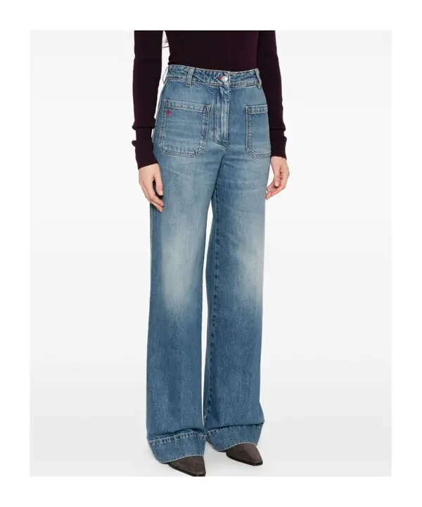 Victoria Beckham Alina Wide-leg Jeans
