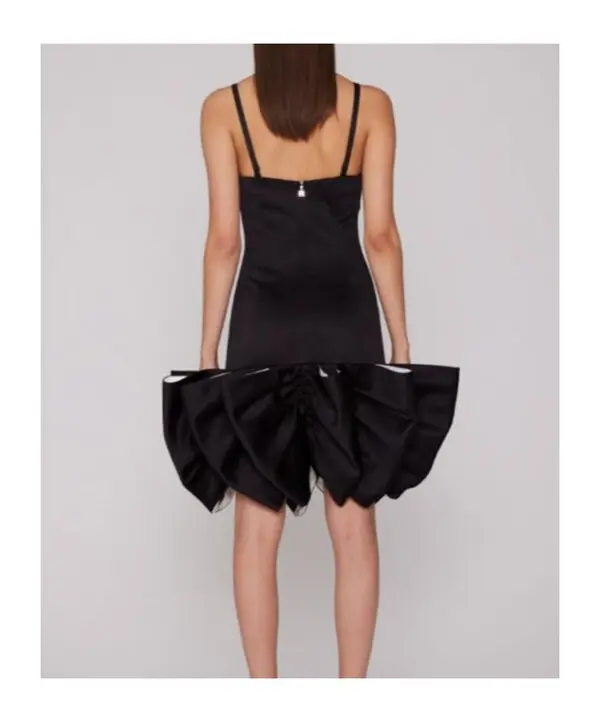 ROTATE BY BIRGER CHRISTENSEN Flared Sleeveless Mini Dress