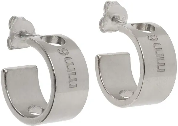 MAISON MARGIELA Small Hoop Earrings