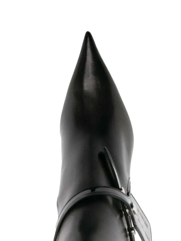 Off-White Zip Tie Stiletto Boots