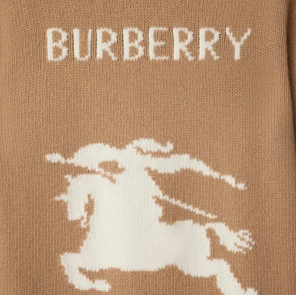 Burberry Logo Detailed Crewneck Jumper