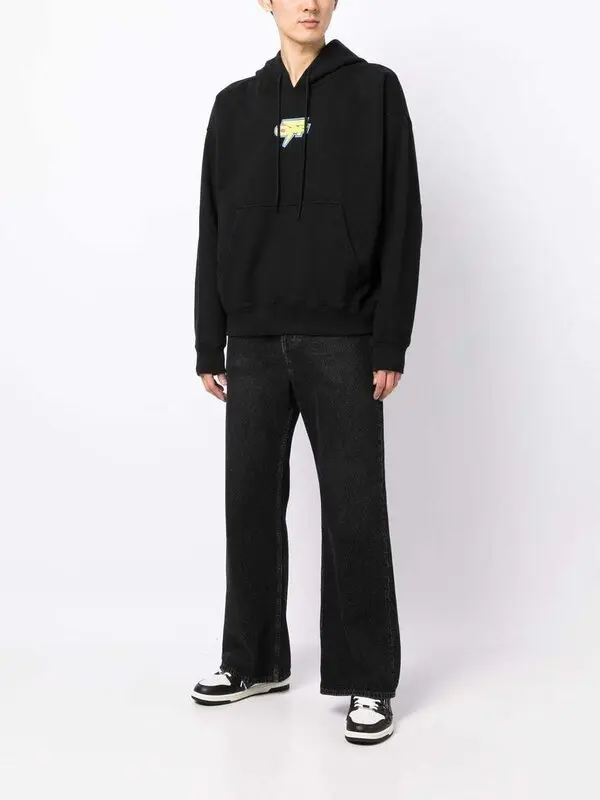 Off-White Thunder Print Skate Hoodie