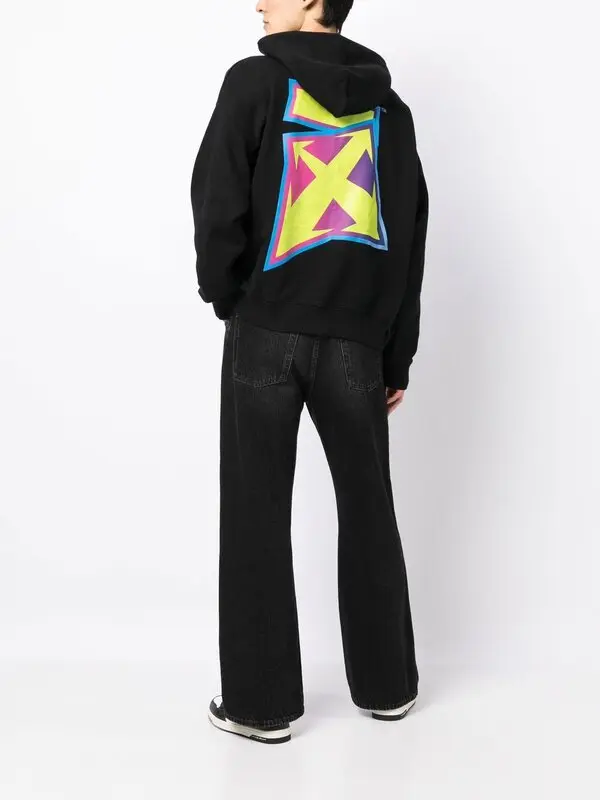 Off-White Thunder Print Skate Hoodie