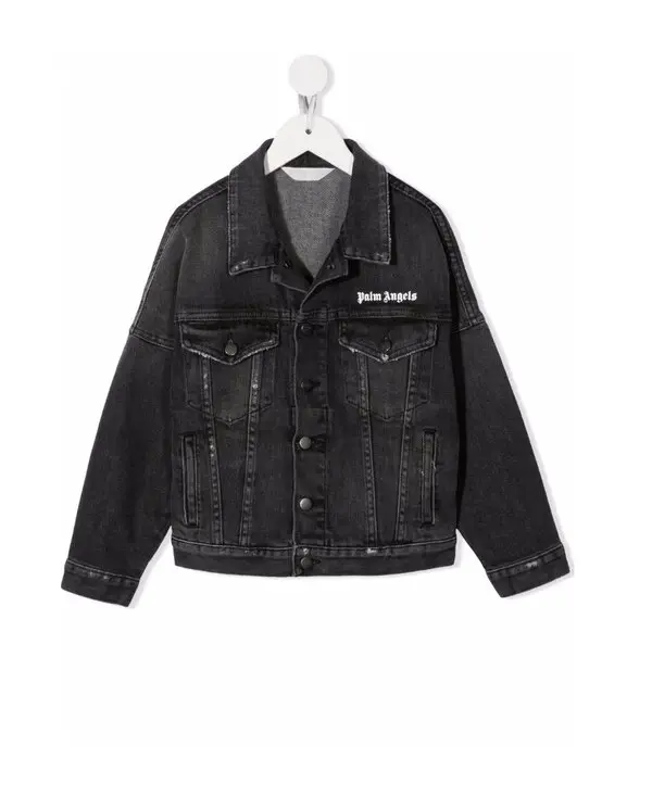 Palm Angels Logo-print Denim Jacket