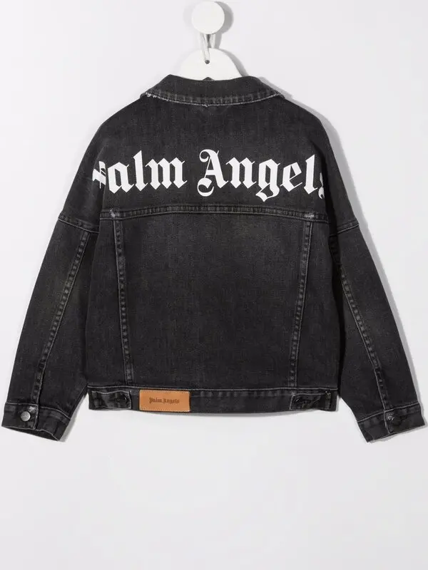 Palm Angels Logo-print Denim Jacket