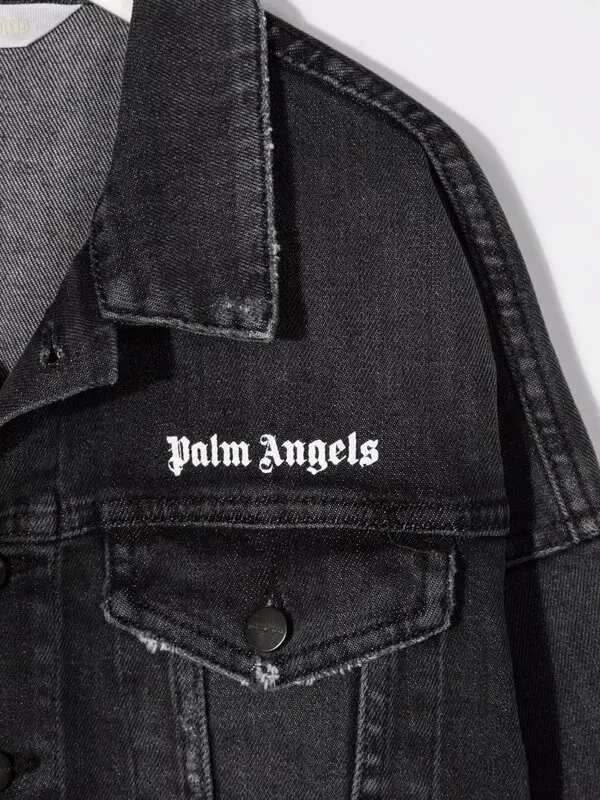 Palm Angels Logo-print Denim Jacket