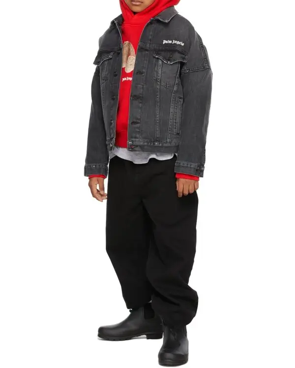 Palm Angels Logo-print Denim Jacket