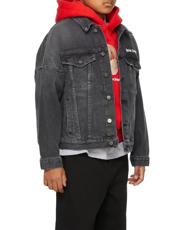 Palm Angels Logo-print Denim Jacket