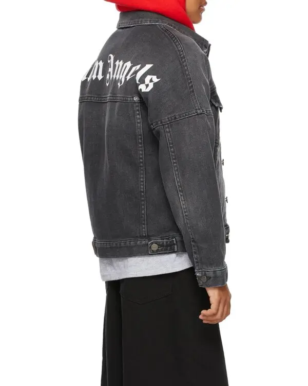 Palm Angels Logo-print Denim Jacket