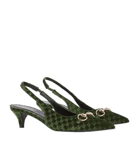 Gucci Slingback Pumps With Horsebit Detail