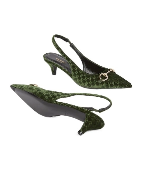 Gucci Slingback Pumps With Horsebit Detail