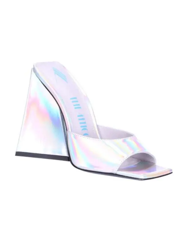 Attico Devon Square Toe Slip-on Mules