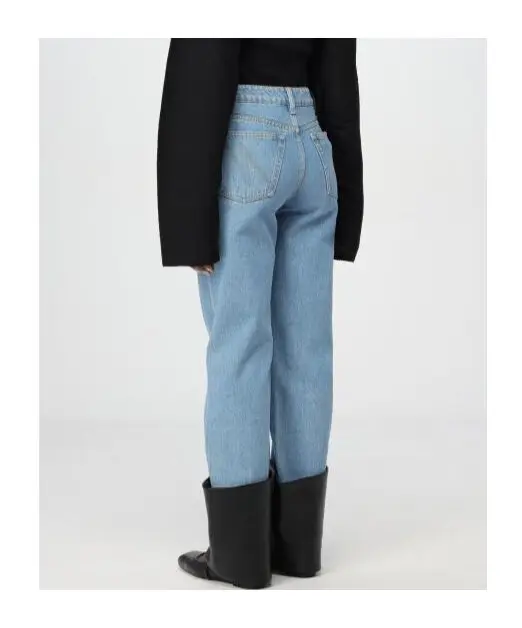 Nanushka Turn-up Detailed Straight-leg Jeans
