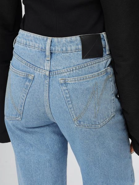 Nanushka Turn-up Detailed Straight-leg Jeans