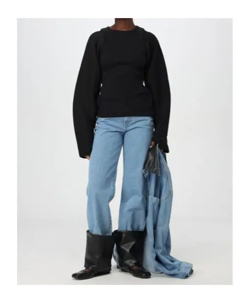 Nanushka Turn-up Detailed Straight-leg Jeans