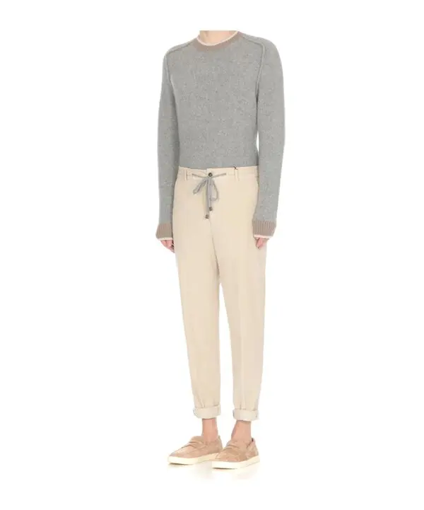 Peserico Drawstring-waist Corduroy Trousers