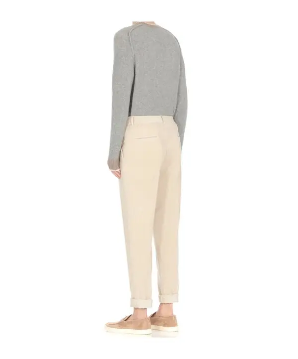 Peserico Drawstring-waist Corduroy Trousers
