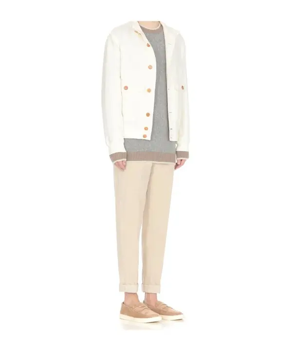 Peserico Drawstring-waist Corduroy Trousers